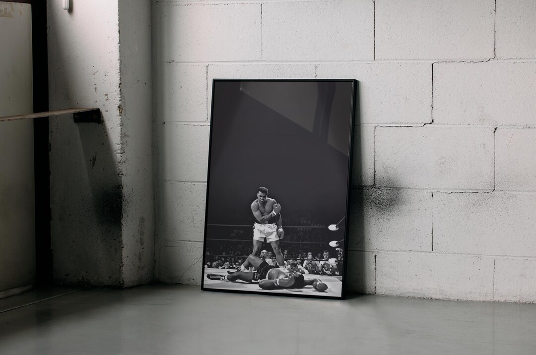 Boxing Poster, Sports Poster, Muhammad Ali, Ali Poster, Boxing Gift ...