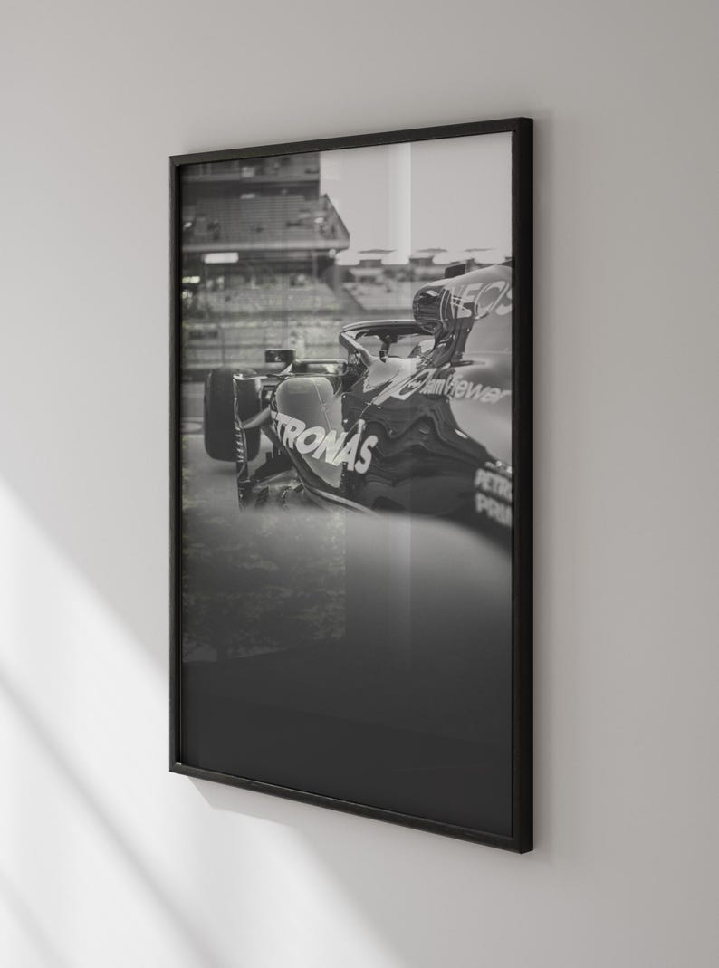 Formula 1 Poster / Mercedes Poster / Gift for Racing Fans / F1 Posters ...