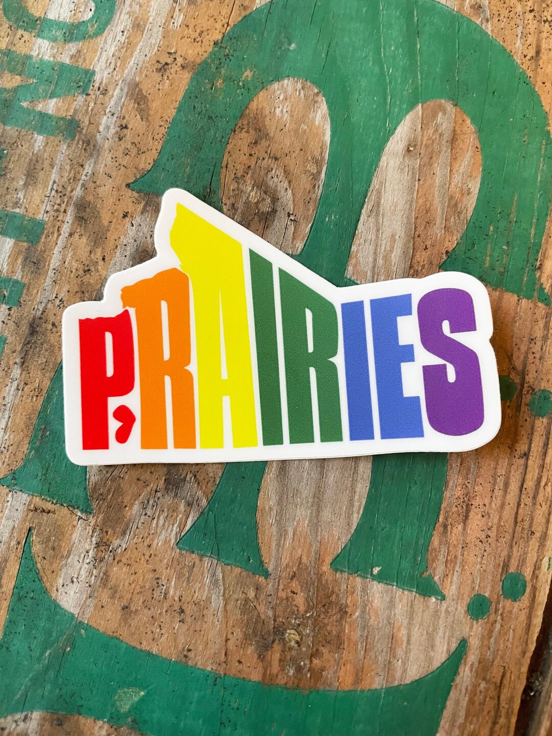 Prairies Pride Sticker, Bumper Sticker, Laptop Sticker, Province of ...