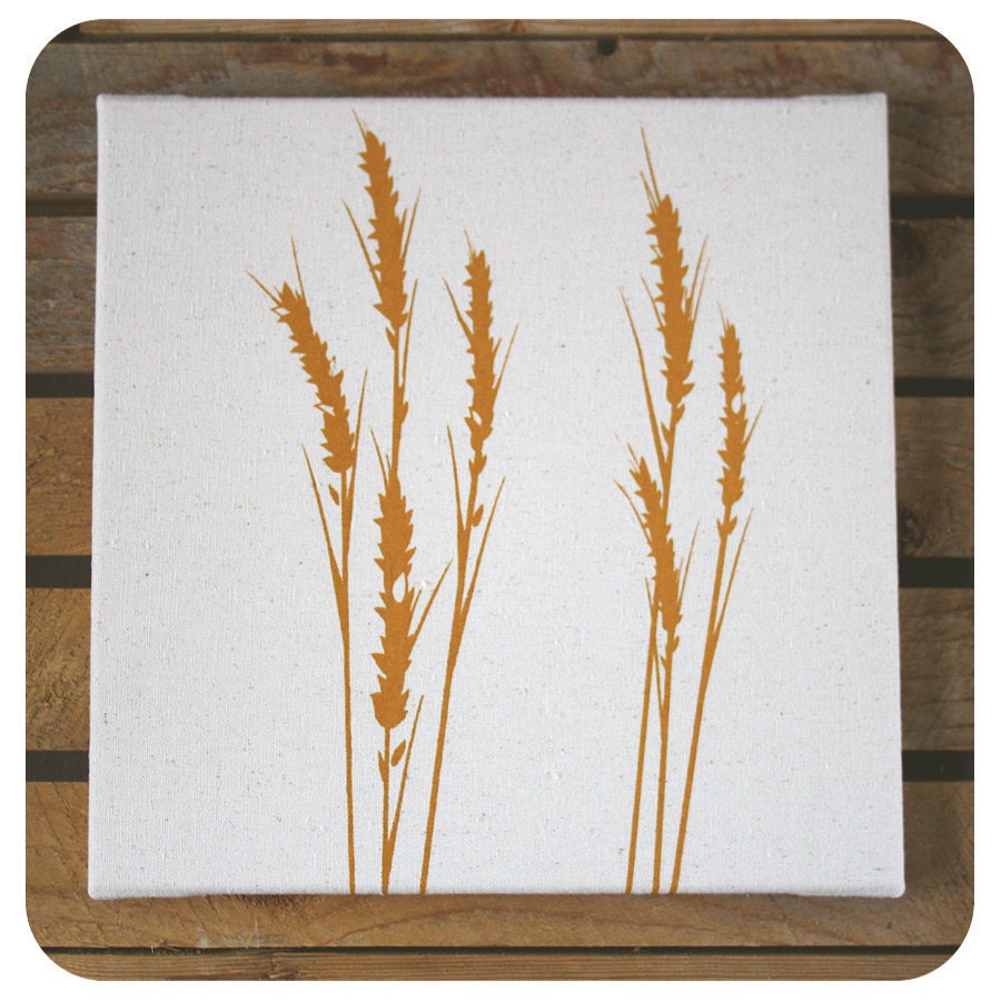 Wheat Canvas Print 12 X 12 Inch Golden Wheat Print Prairies - Etsy
