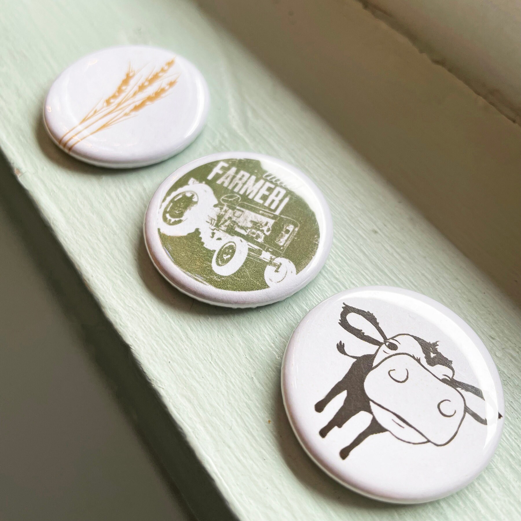 Magnet Pack, Little Farmer Set, Fridge Magnets, Set of 3, Stocking ...