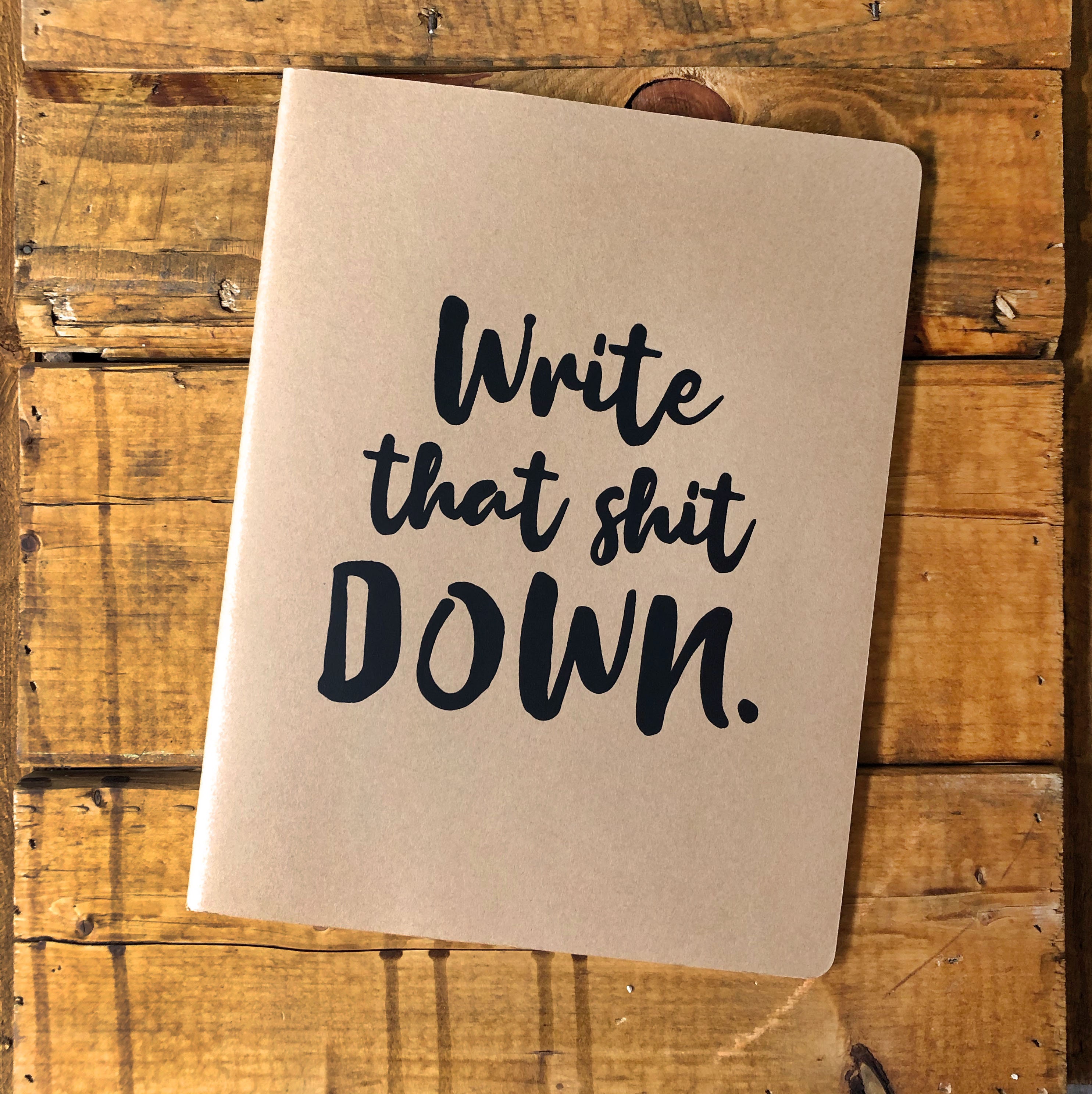Write That Shit Down Notebook Journal 975 x 75 pouces - Etsy France