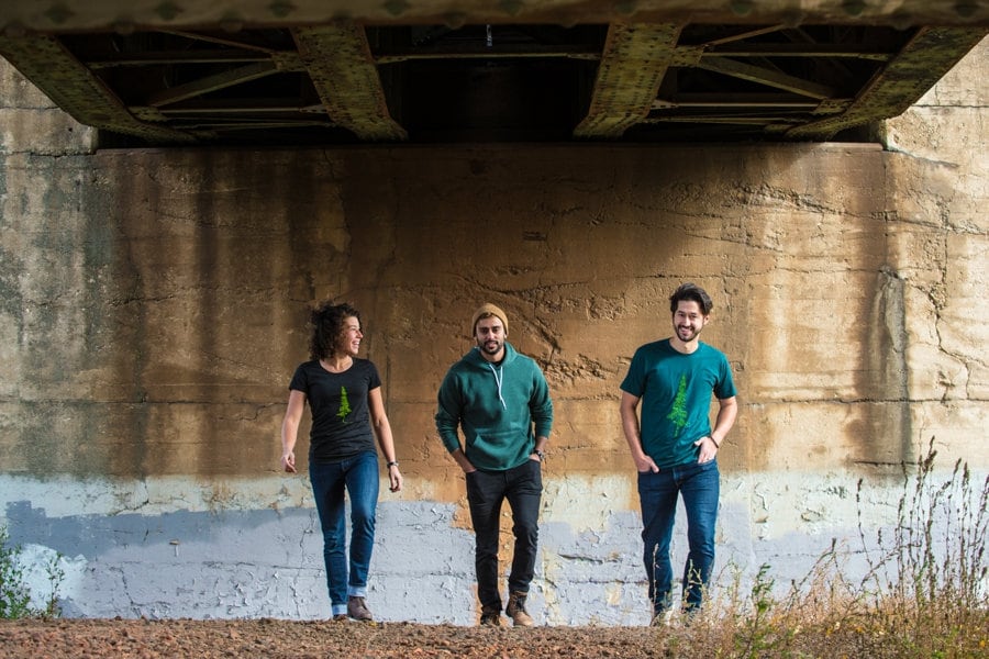 Tree Hoodie, Pine Tree Screen Print, Unisex, Nature Print, Natural ...