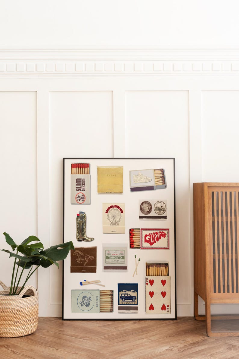 Personalized Matchbox Art Print Template - A Thoughtful Gift for Any ...