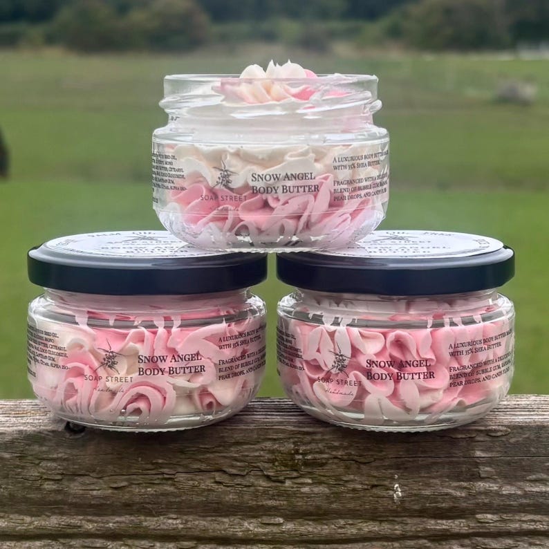 Snow Angel (fairy) Body Butter: Vegan, 35% Shea Butter, Candyfloss ...