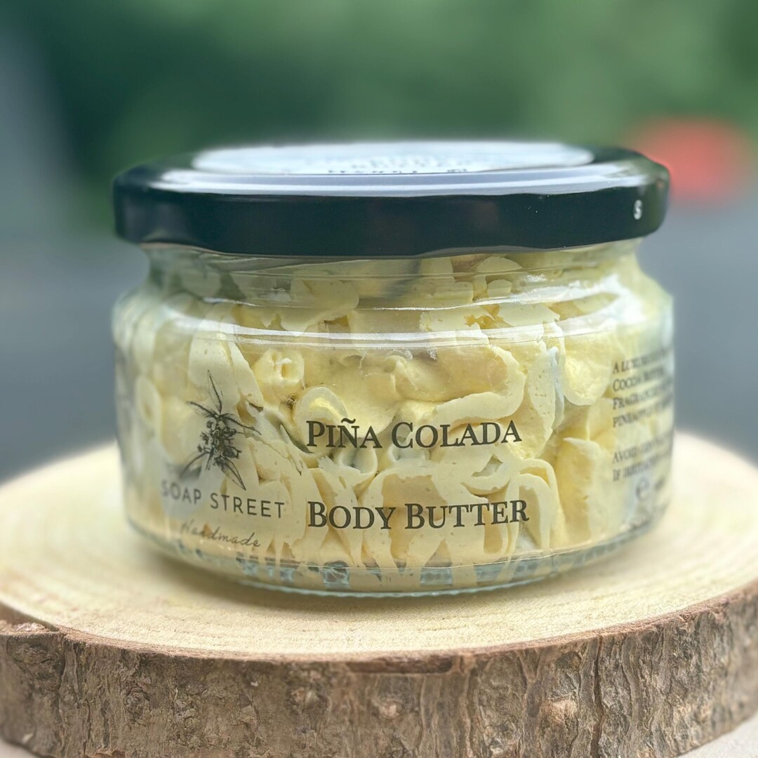Pina Colada Pineapple Body Butter, Body Cream, Handmade Body Lotion ...