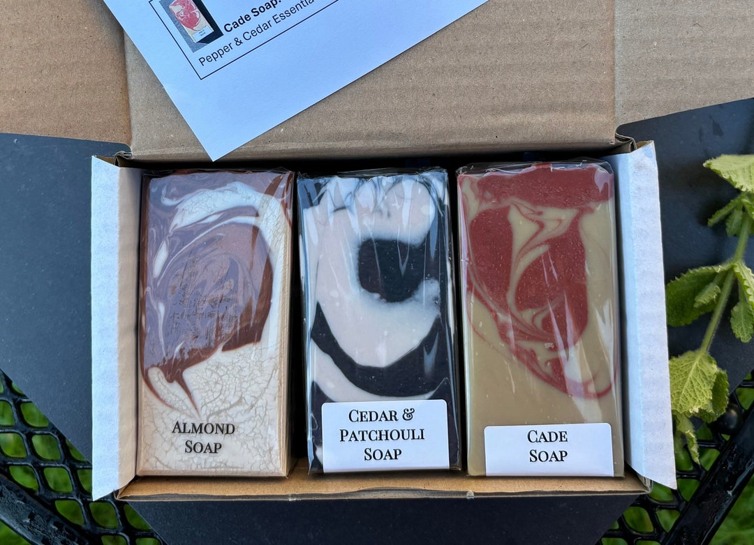 Mens Soap Gift Box, Shower Soap, Soap Bundle, Gift for Vegan, Handmade ...