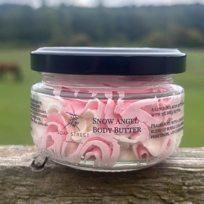 Snow Angel (fairy) Body Butter: Vegan, 35% Shea Butter, Candyfloss ...