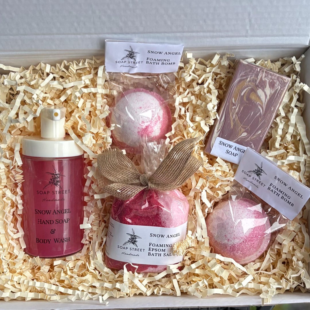 Snow Angel (fairy) Gift Set: Handmade Vegan Bath & Body - Candyfloss ...