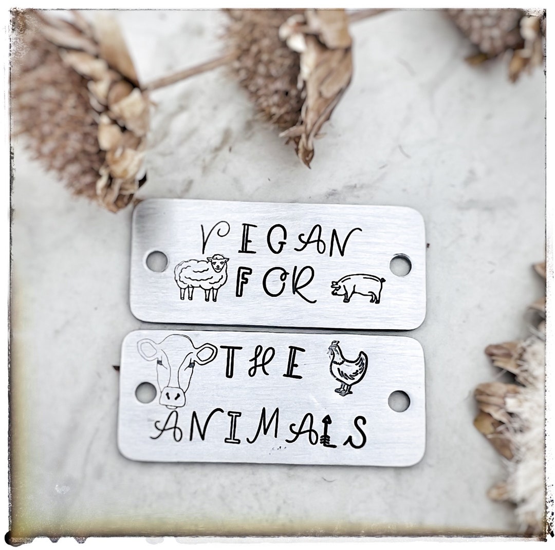 Vegan for the Animals Sneaker Tags-shoe Tags-vegan Gifts-personalized ...