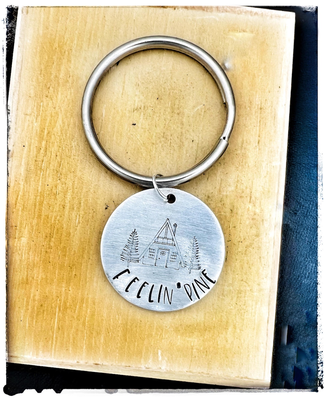 Feelin Pine A-frame Keychain-cabin Keychain-cabin Life-tiny House ...