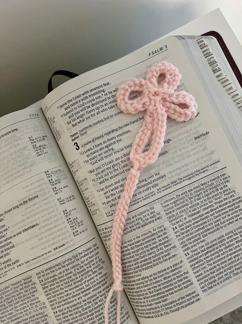Crochet Cross Bookmark - Etsy