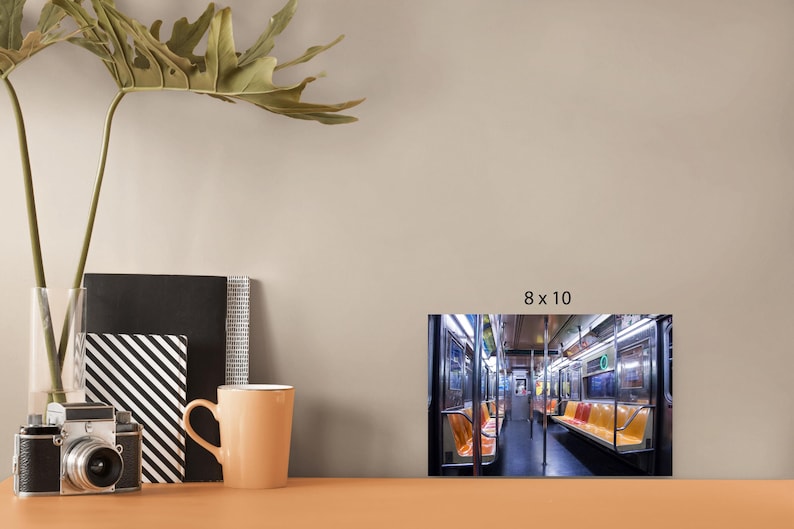 New York City Wall Art, Subway Wall Art, Inside Subway Car, Subway Wall ...