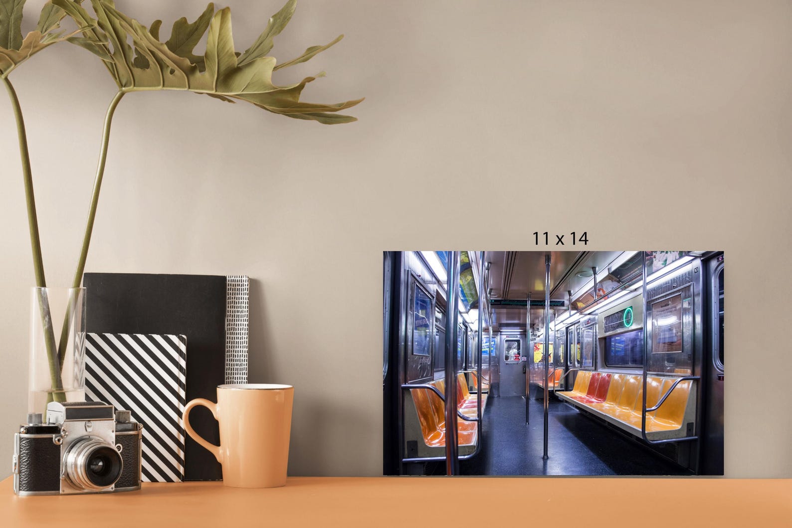 New York City Wall Art, Subway Wall Art, Inside Subway Car, Subway Wall ...