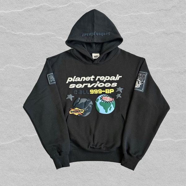 Broken Planet Hoodie - Etsy