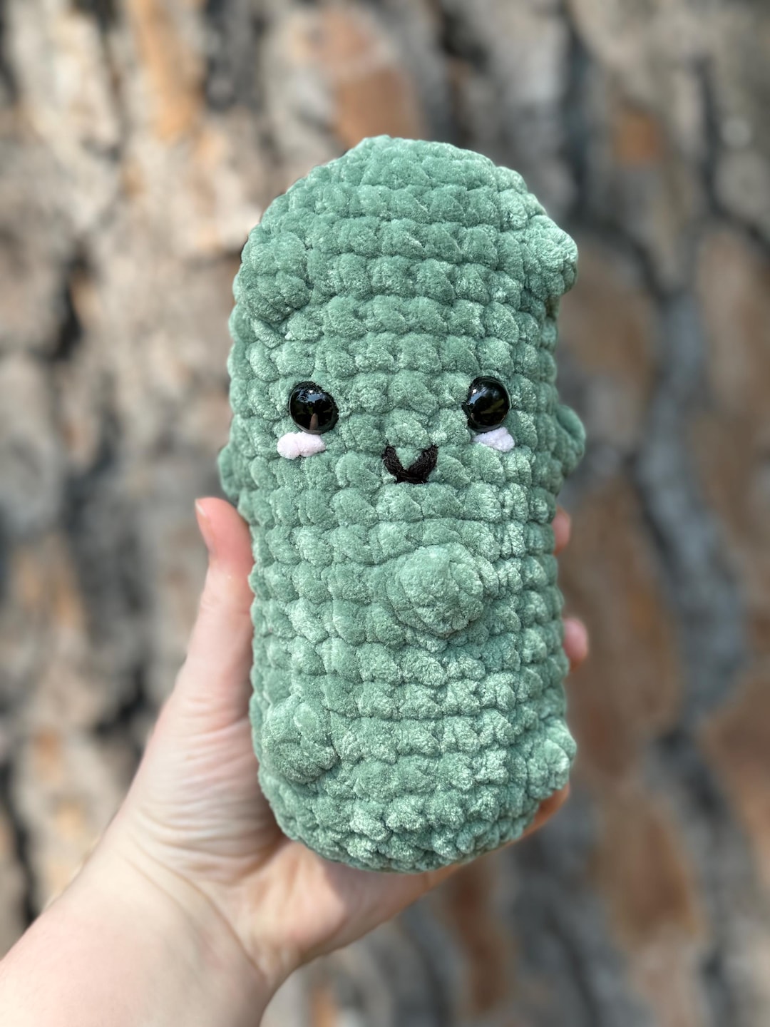Crochet Pickle Pattern, Larry the Pickle, Crochet Amigurumi, Amigurumi ...