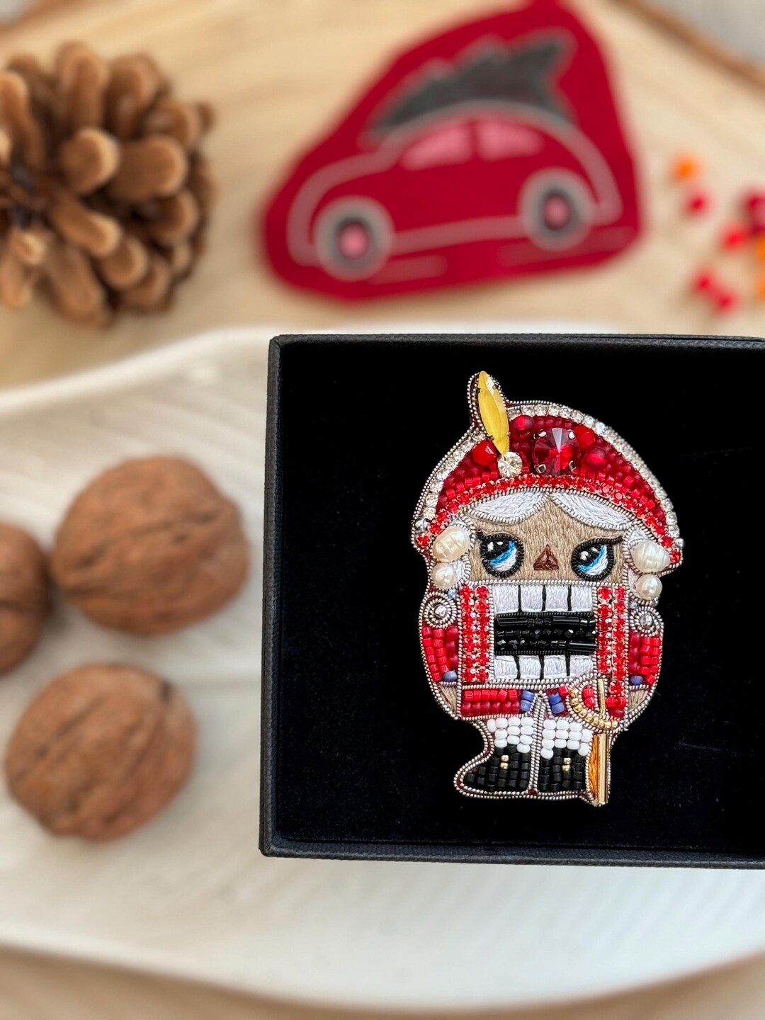 Silkcracker Brooch,christmas Pin,christmas Gift,accessory,best Gift,new ...