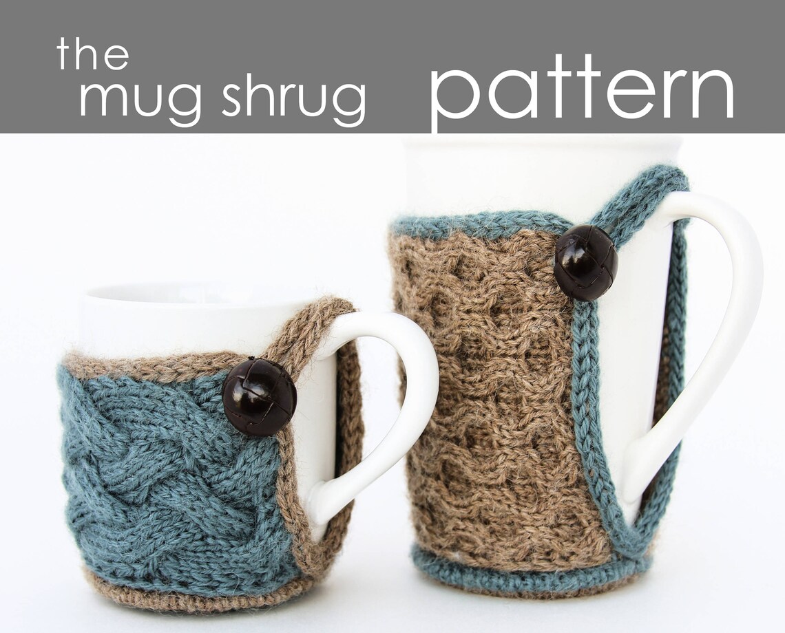 Mug Shrug PDF PATTERN Mug Cozy Mug Warmer Mug Sweater - Etsy