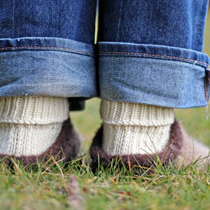 Adult Clog-n-soc PDF PATTERN - S (m, L, Xl, Xxl) - Felt, Felted, Clog ...