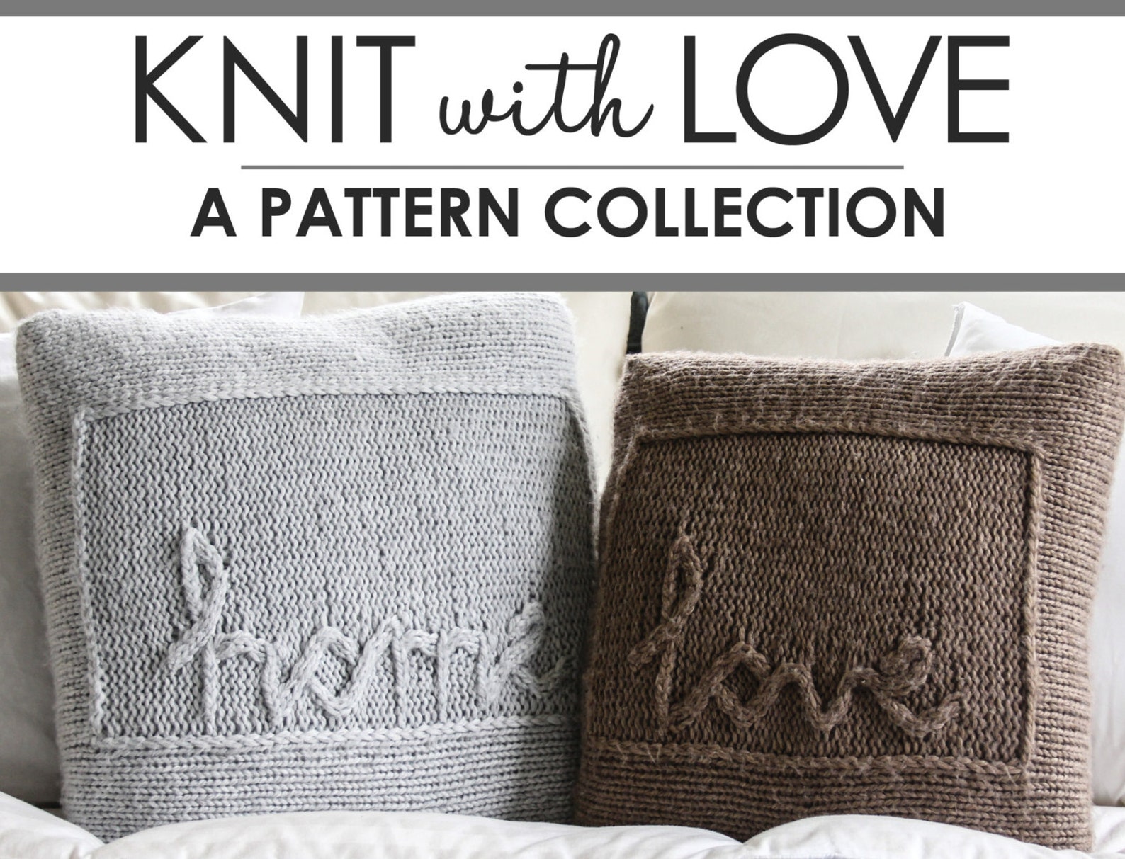 Knit With Love Vol. 1 A Gift Knits COLLECTION 5 PATTERNS - Etsy Norway
