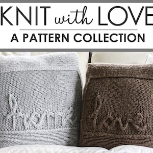 Knit With Love Vol. 1 A Gift Knits COLLECTION 5 PATTERNS - Etsy Norway