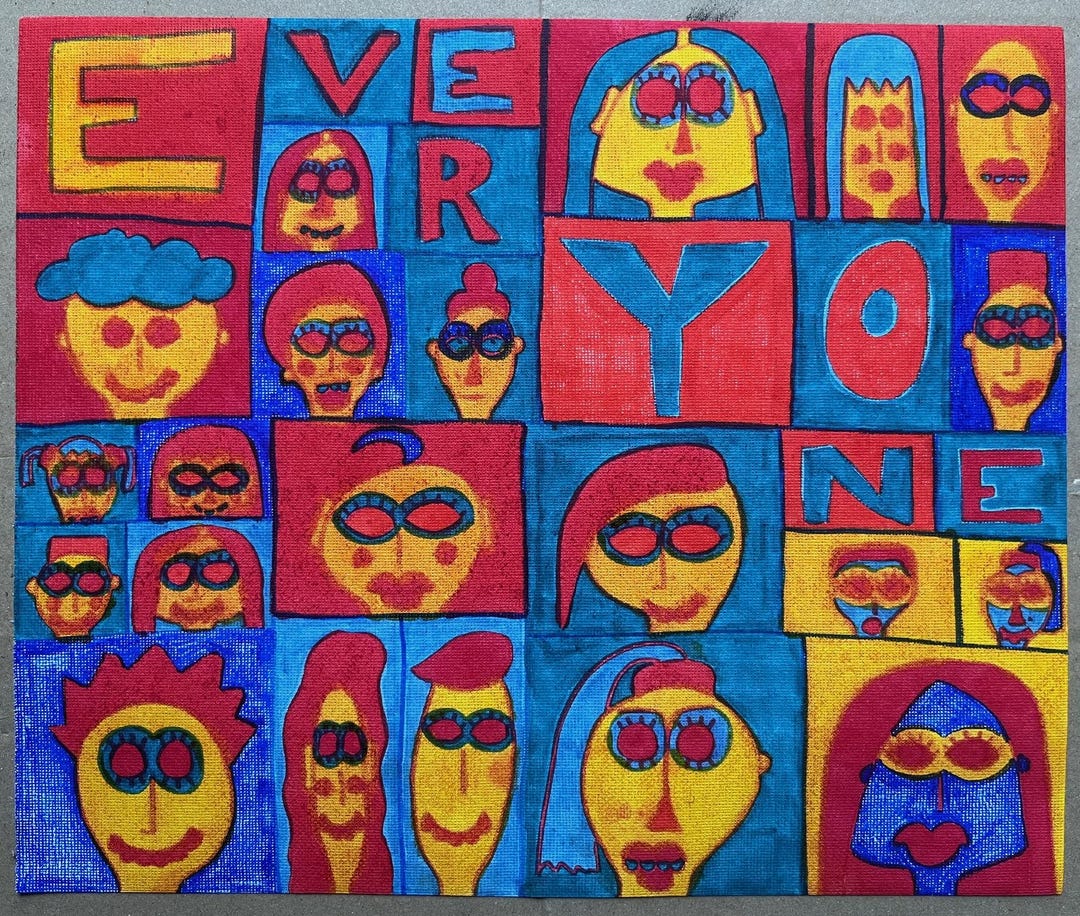 Art by Jay Snelling. Outsider Art Brut. Drawing. Everyone. Original Art ...