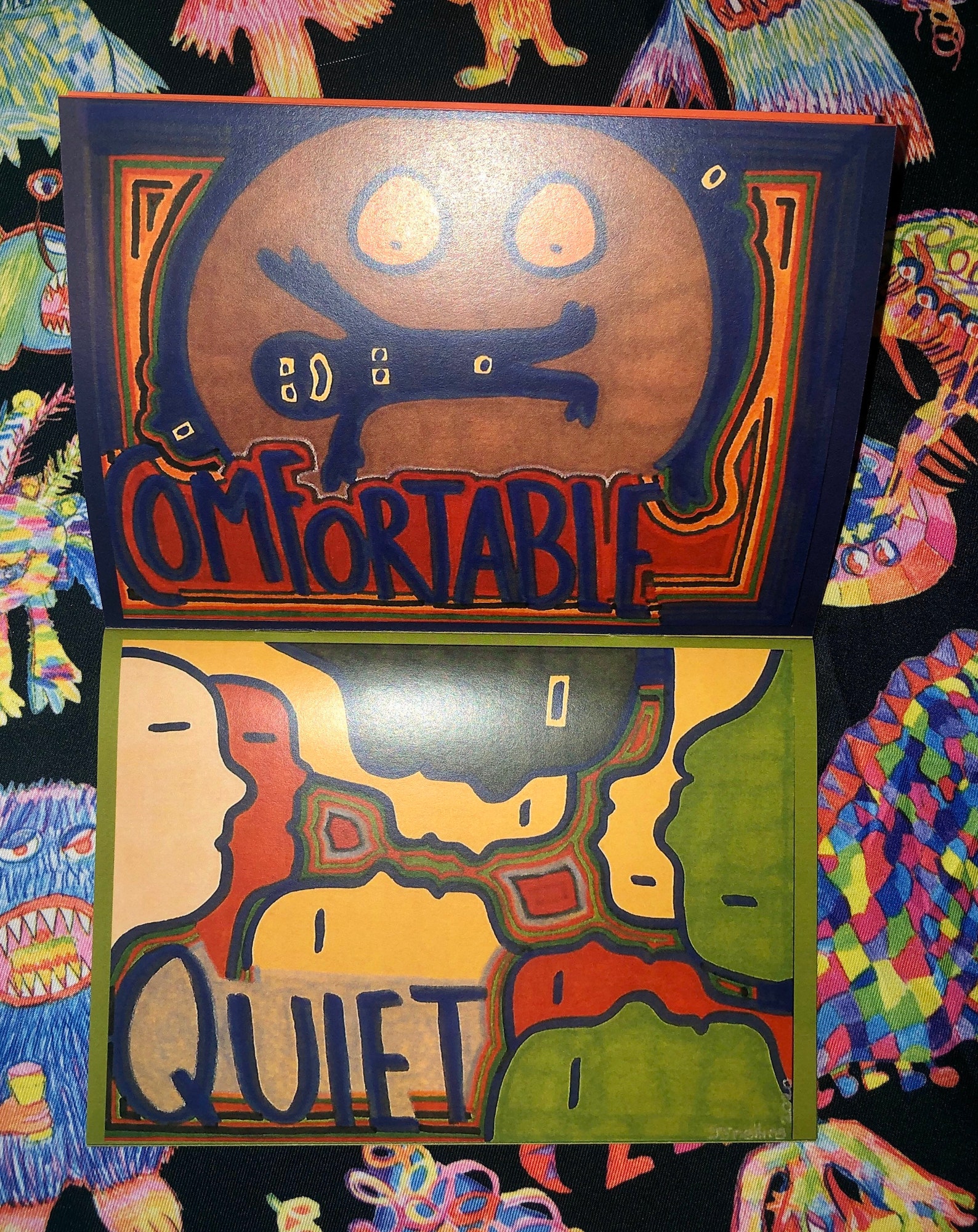 Zine A6 an Art Poetry Book A Zine of Emotions. Outsider Art | Etsy