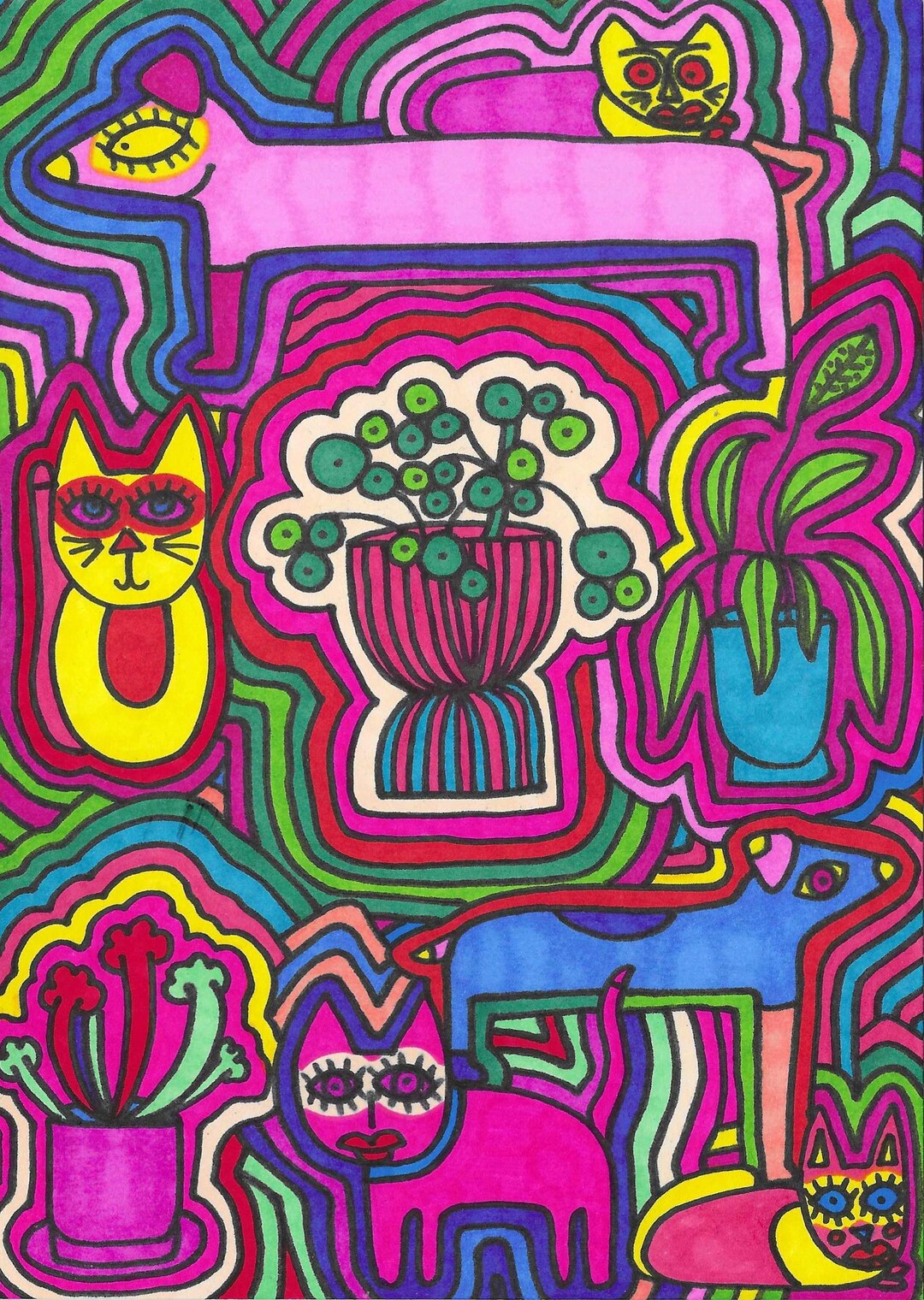 Outsider Art by Jay Snelling. Original - Etsy