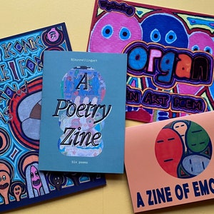 Four Book Bundle - Graphic Zine Comic Collection Set Giftbook. Gifts ...