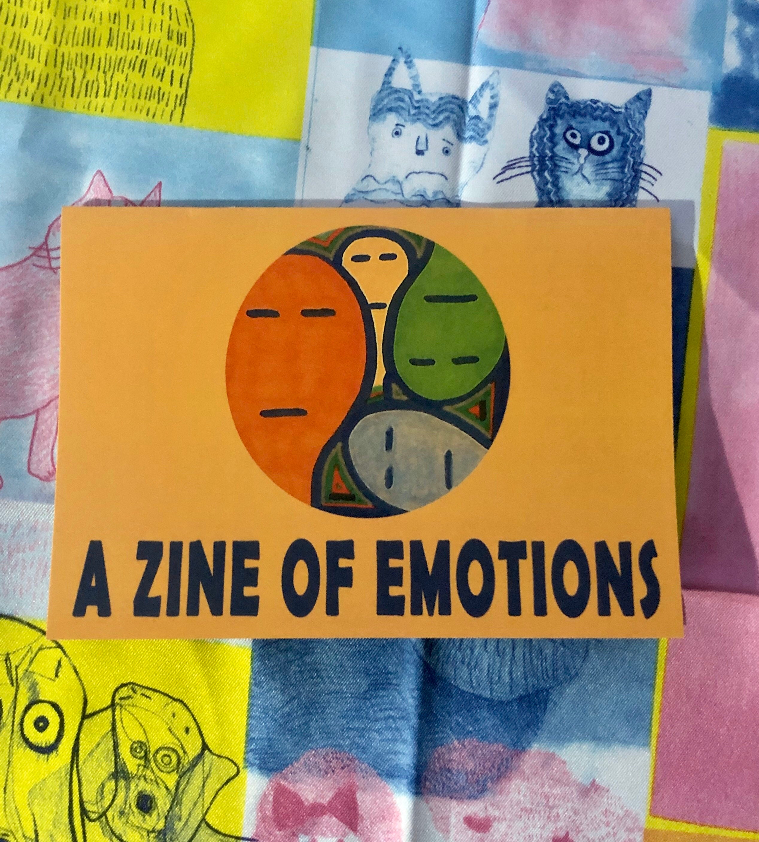 Zine A6 an Art Poetry Book A Zine of Emotions. Outsider Art | Etsy