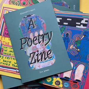 Zine A6 an Art Poetry Book - A Poetry Zine. Outsider Art Brut. Jay ...