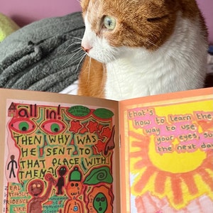 Zine A6 an Art Poetry Book - A Poetry Zine. Outsider Art Brut. Jay ...