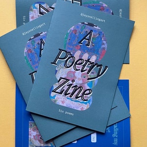 Zine A6 an Art Poetry Book - A Poetry Zine. Outsider Art Brut. Jay ...