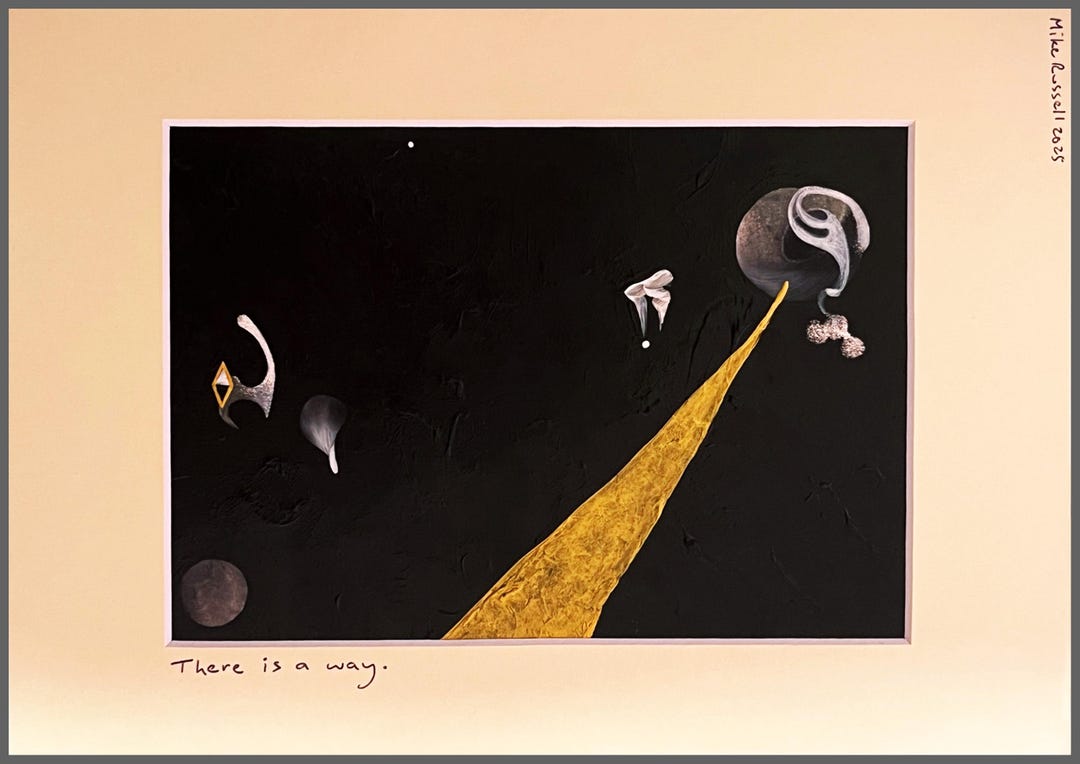 There is a Way – Surreal Original Drawing / Painting by Mike Russell ...