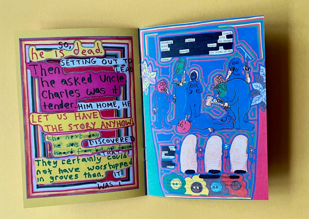 Zine A6 an Art Poetry Book - A Poetry Zine. Outsider Art Brut. Jay ...