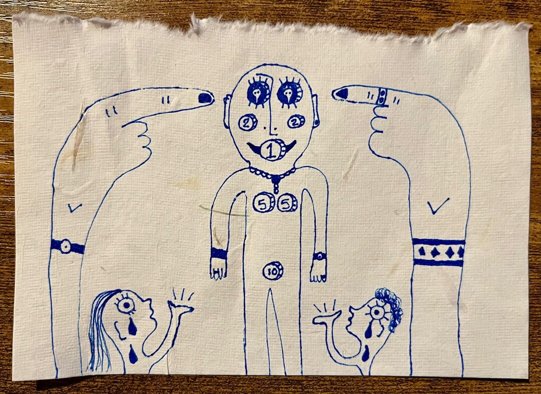 Original Art, Sketch Art, the Explanation, Dark Art, Female, Wall Art ...