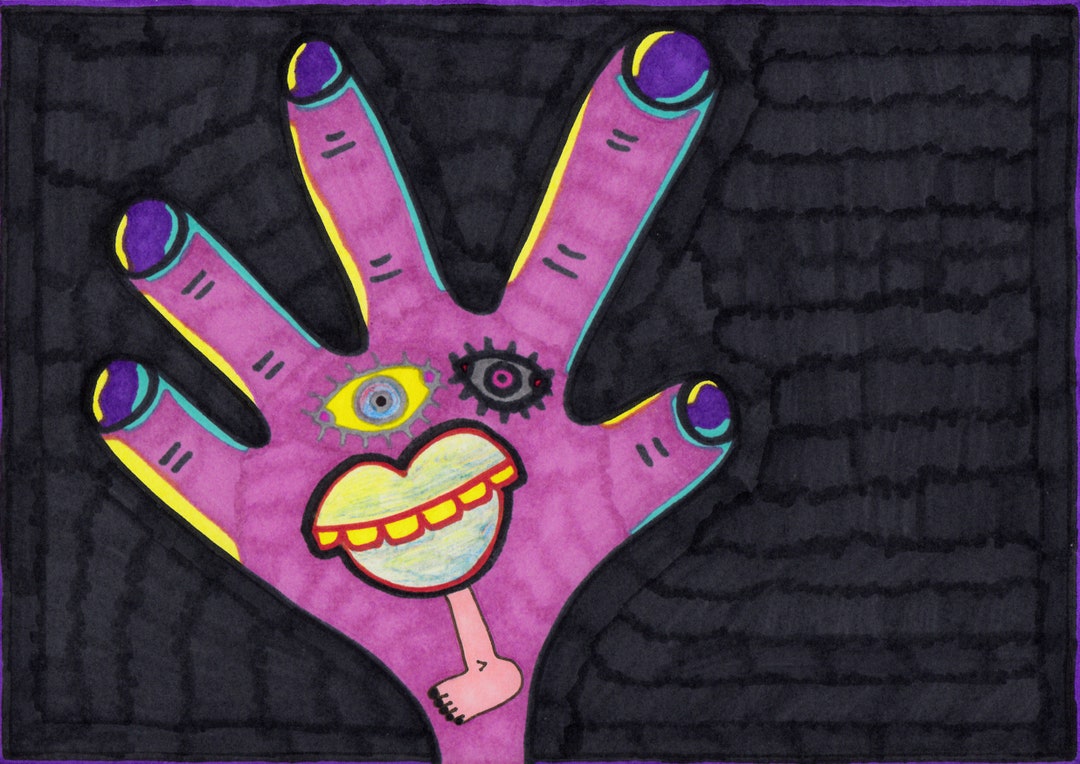 Original Art by Jay Snelling. Outsider Art Brut. the Answer to All Your ...