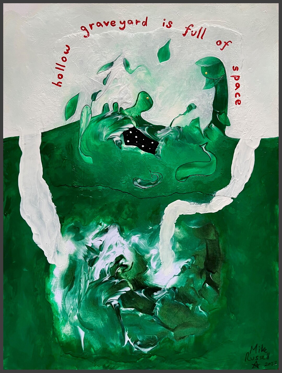 Hollow Graveyard is Full of Space. Original Painting by Mike Russell ...