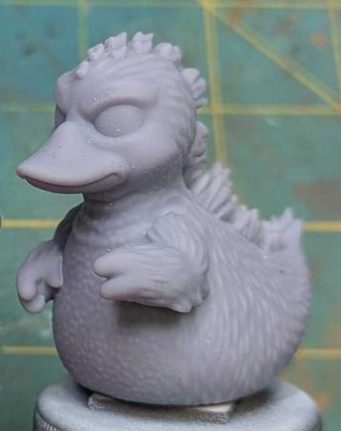 Duckzilla King of the Bath! 3D Printed Miniature - Etsy