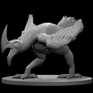 Axe Beak Miniature - Resin Tabletop RPG Figure, 5e Monster - Etsy
