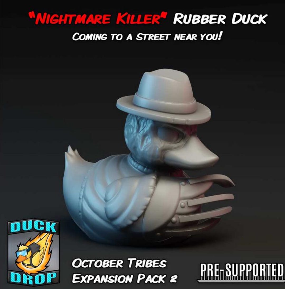 Nightmare Killer Horror Rubber Duck Funny Slasher Decor & Gift - Etsy