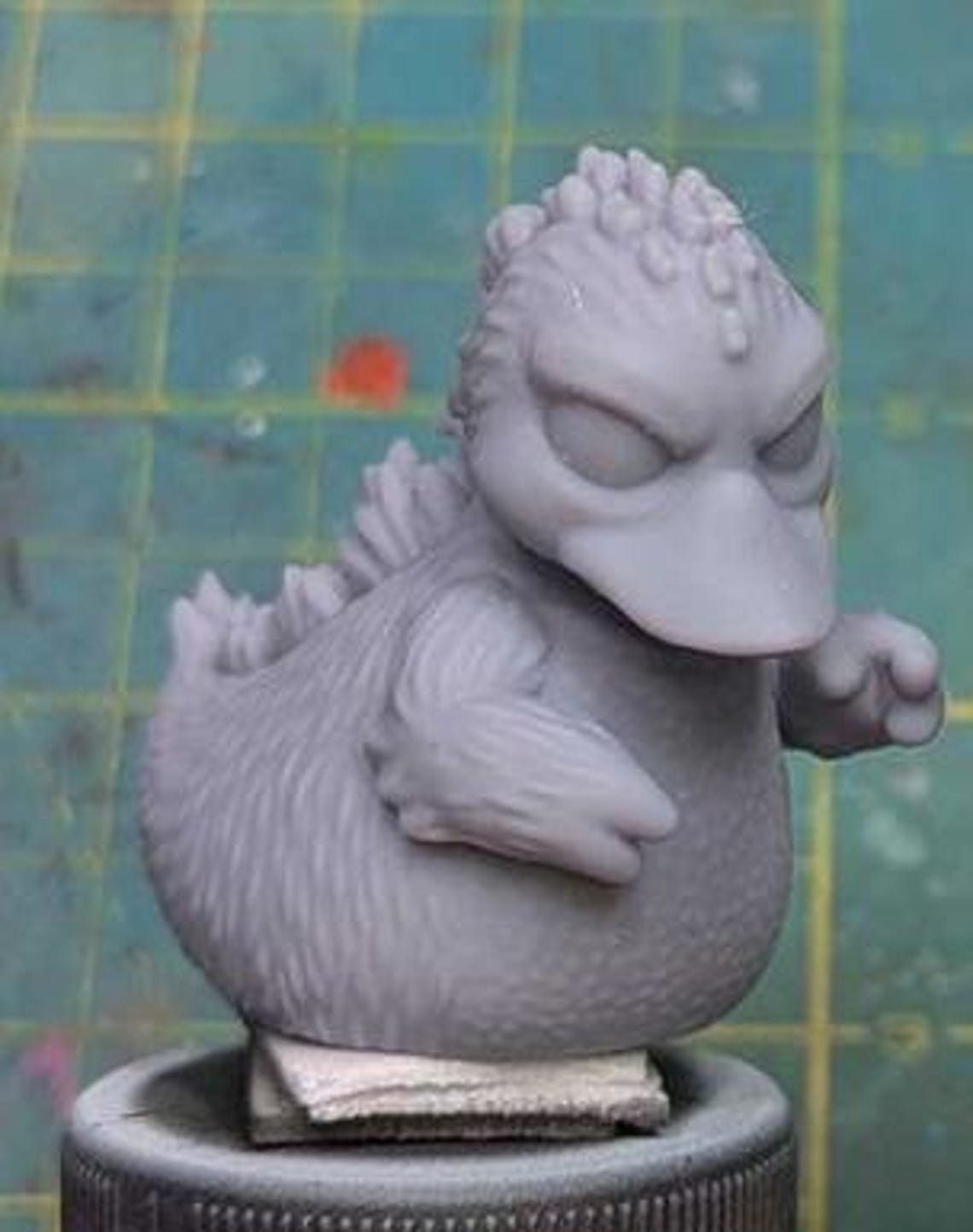 Duckzilla King of the Bath! 3D Printed Miniature - Etsy