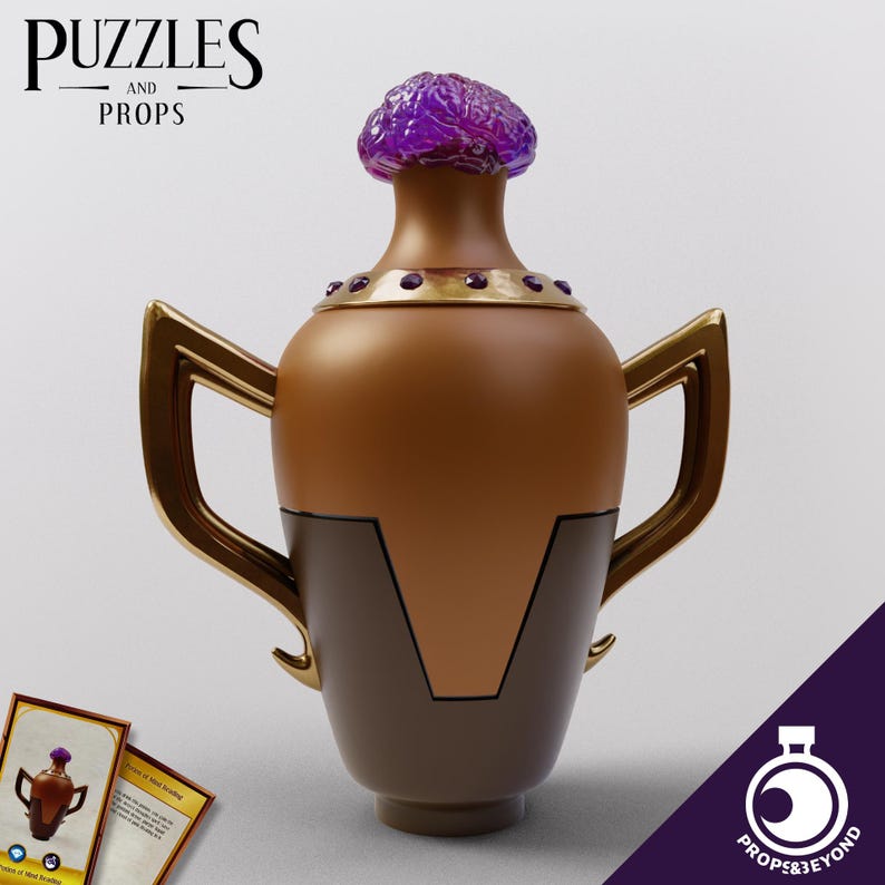 3D Printed Potion Bottle, Gray Resin Fantasy Vial, Dnd TTRPG Cosplay ...