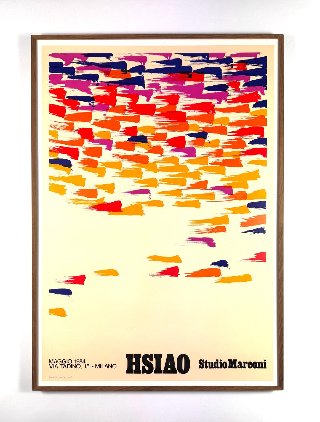 Framed Original Hsiao Chin Poster, 1984 - Etsy
