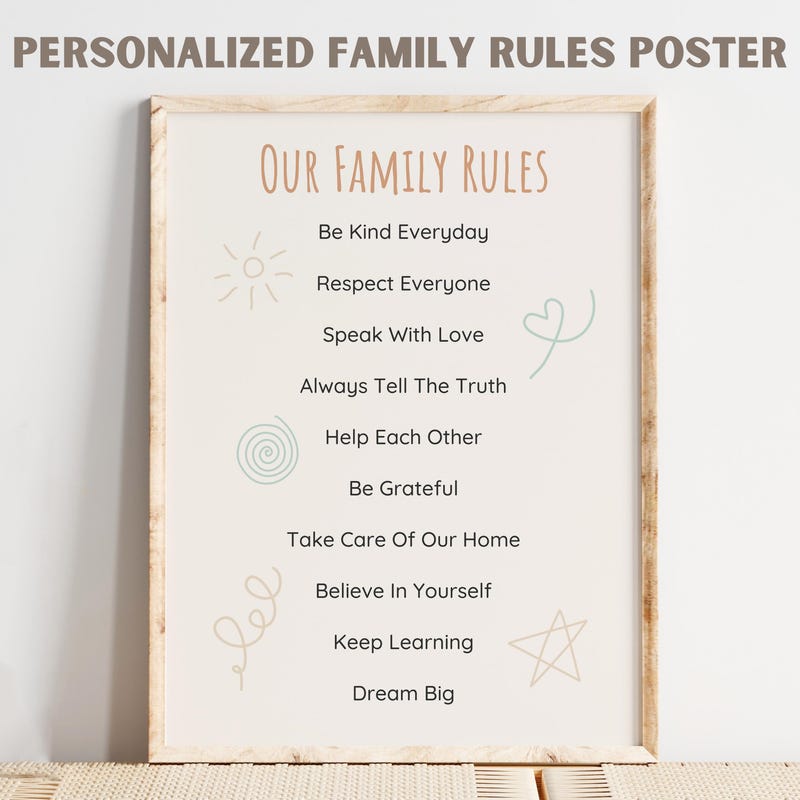 Core Values Poster - Etsy