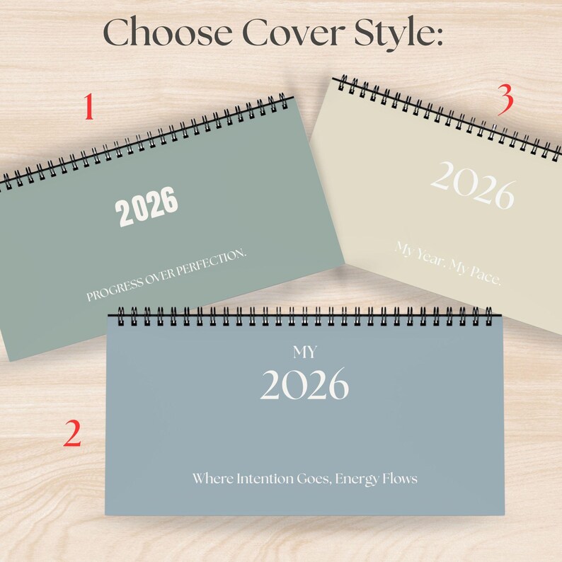 Personalized Desktop Calendar With Affirmations Custom Desk Gift ...