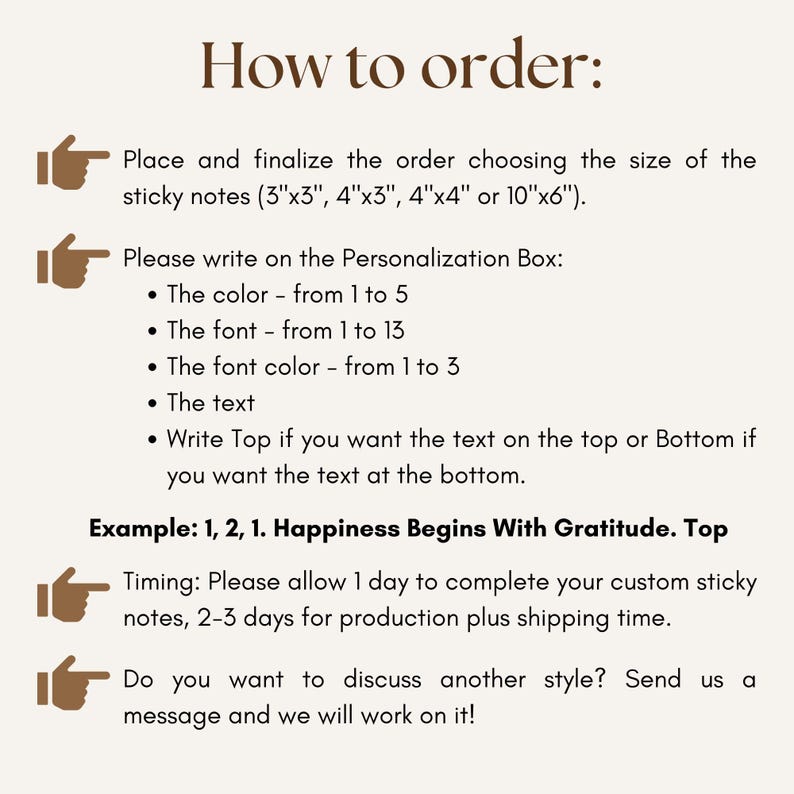 Affirmation Post-it® Note Pads Custom Sticky Notes With Mindful Message ...