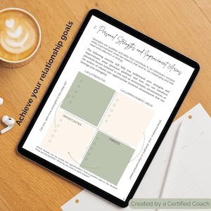 Healthy Relationships Building Workbook for Self Growth Exercises for ...