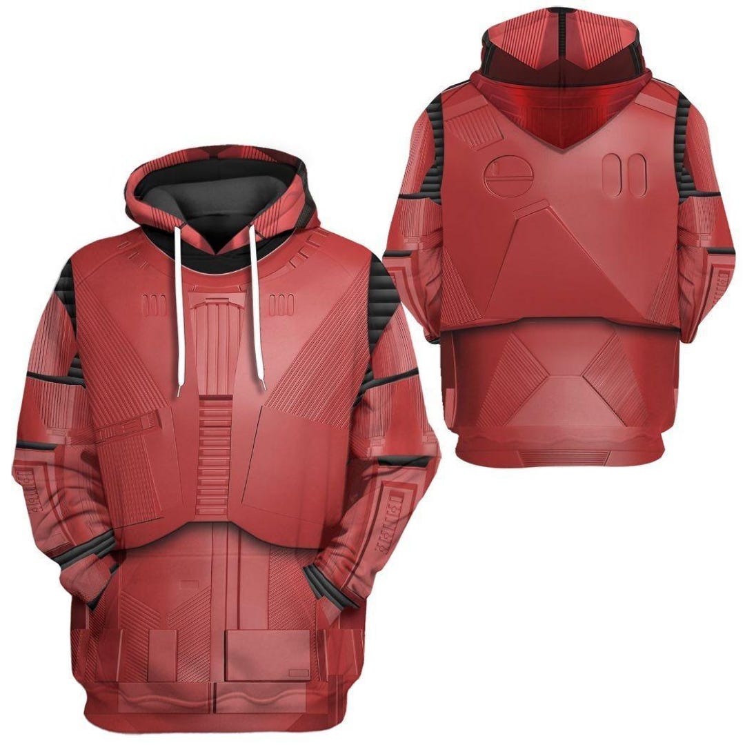 Star Wars Sith Trooper Costume Hoodie, Sith Trooper Cosplay Sweatshirt ...