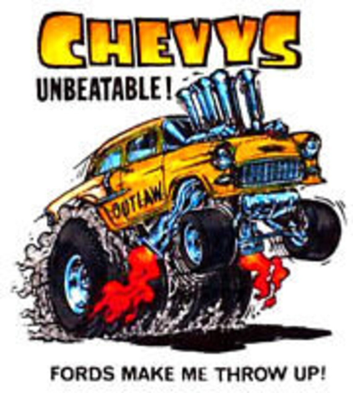 2-pack CHEVYS Hot Rod Rat Fink Motorcycles Chopper Vintage Tools Racing ...